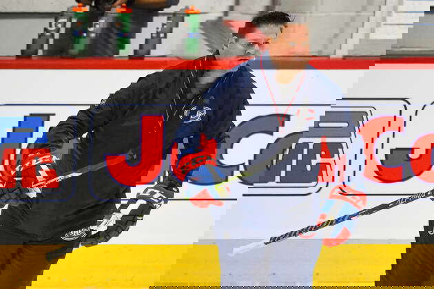 BROSSARD, QC - SEPTEMBER 16: Look on Laval Rocket head coach Jean ...