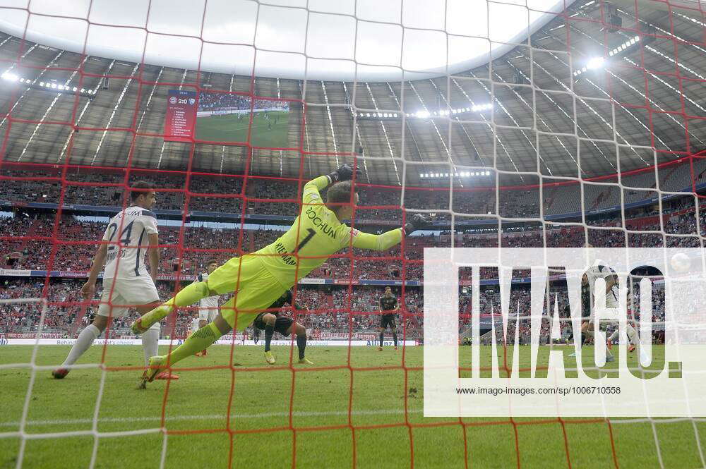 Goal to 3 0 by Joshua KIMMICH Bayern Muenchen against Manuel RIEMANN ...