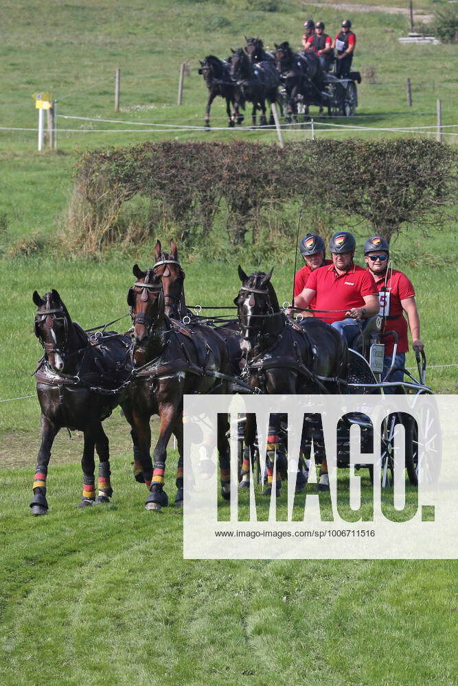 2 German carriages Carriage of Georg von Stein GER in the foreground ...