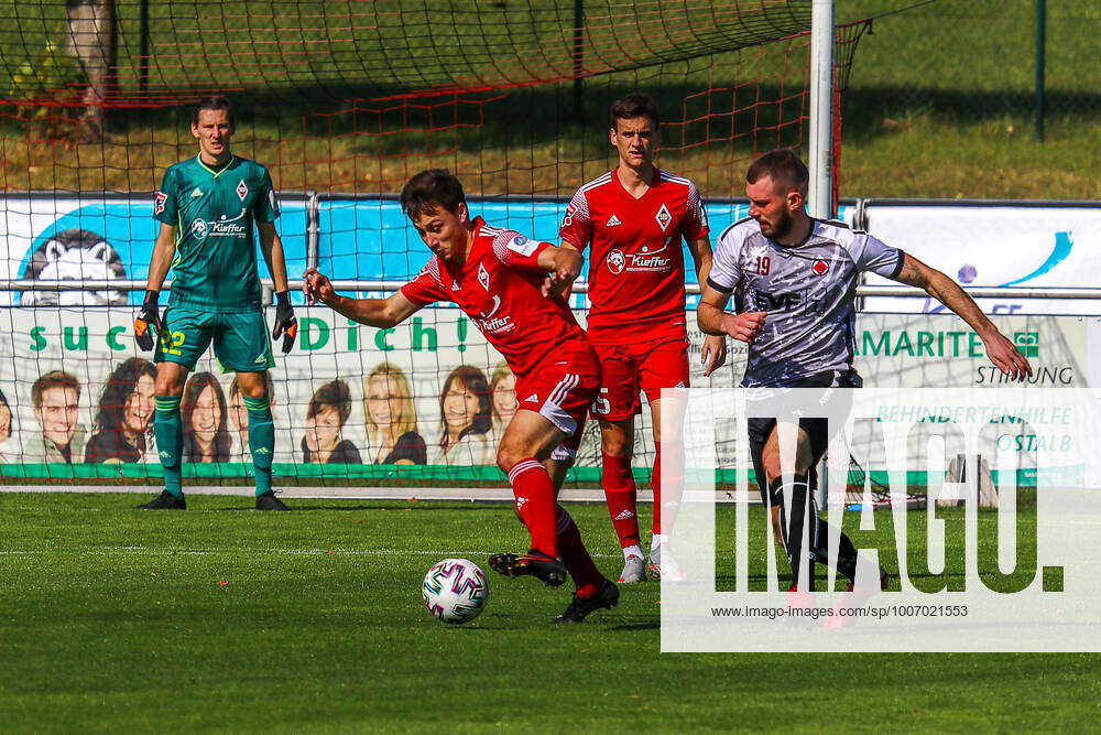 Duel between Noah Feil 9, SPF and Gentian Lekaj 19, GSV , Spfr ...