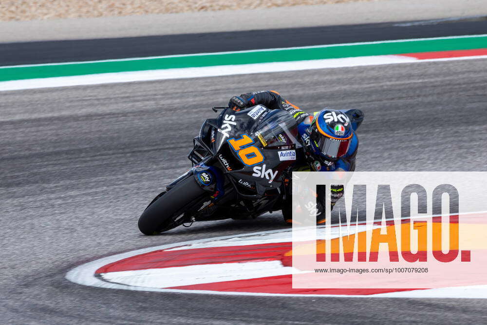 AUSTIN, TX - OCTOBER 01: Luca Marini of Italy and Sky VR46 Avintia is ...