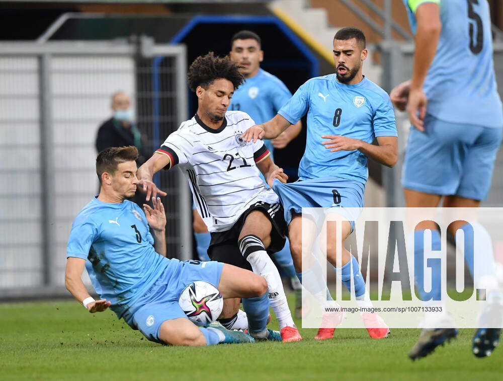 Kevin Schade Germany vs Doron Leidner Israel , left and Ilay Elmkies ...