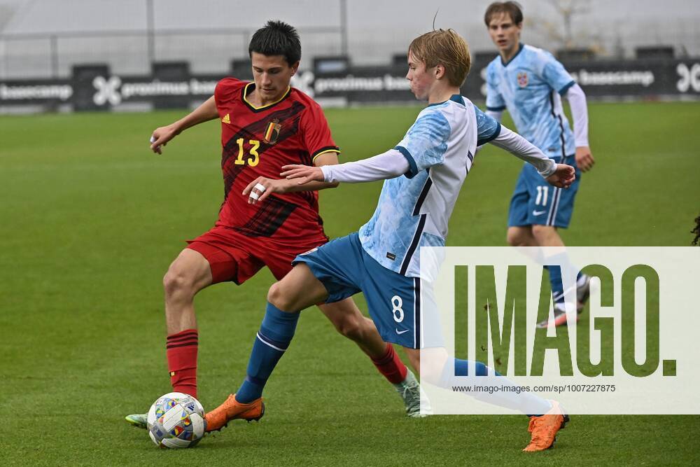 TUBIZE, BELGIUM - OCTOBER 12 : Vincent Burlet of Belgium battles for ...