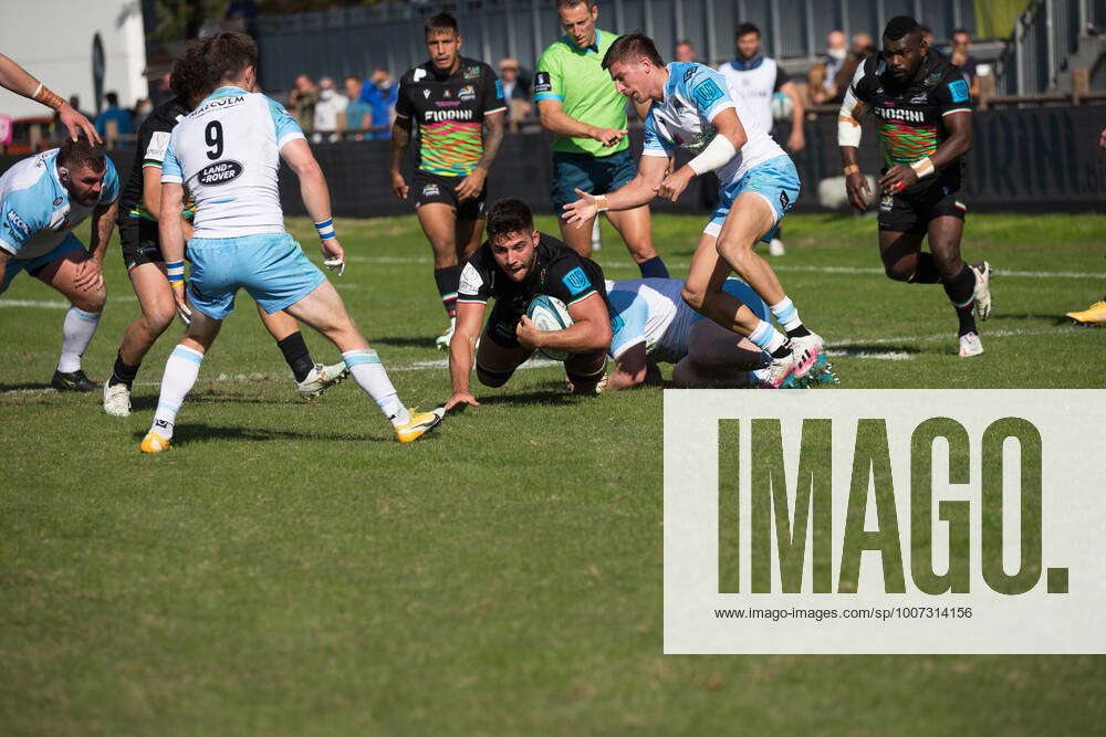Junior LALOIFI (Zebre Parma) during Zebre Rugby Club vs Glasgow ...