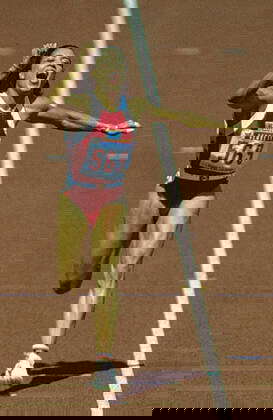 OLYMPICS 1988 Track and Field Florence Griffith-Joyner (USA) competing ...