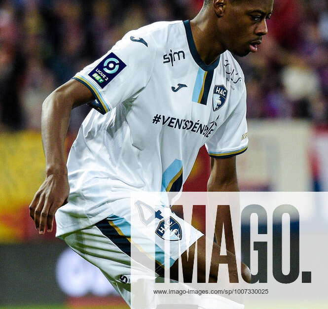 Thierno BALDE ( 4 - Havre AC ) - FOOTBALL : Caen vs Le Havre - Ligue 2 ...