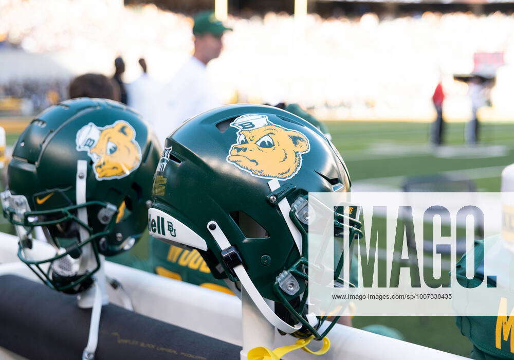 October 16 2021: Baylor Bears helmet during the 2nd half of the NCAA ...