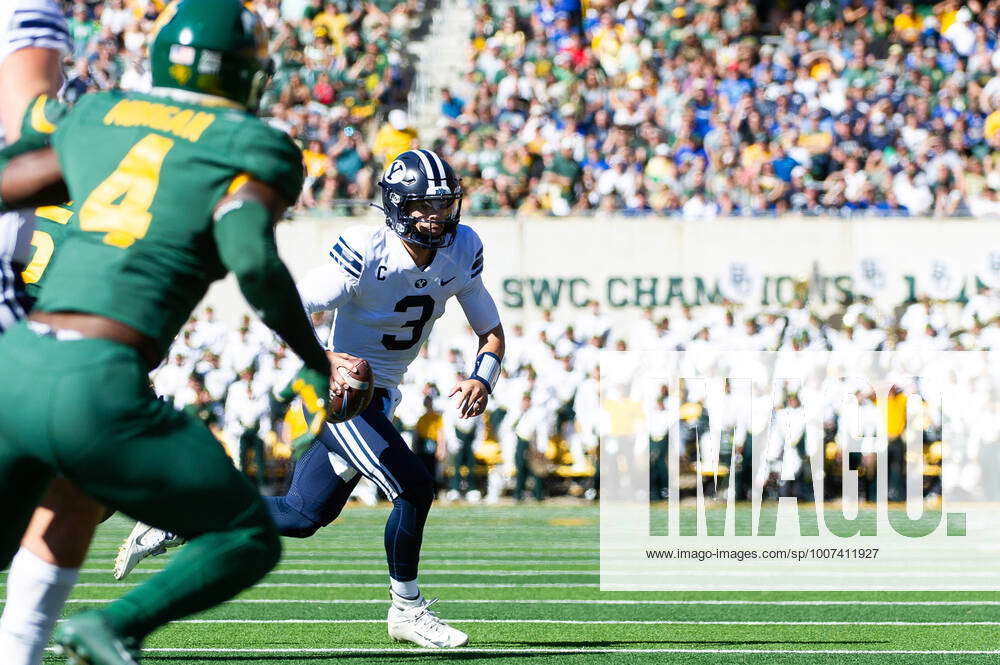 October 16 2021: Baylor Bears safety Christian Morgan tracks Brigham ...