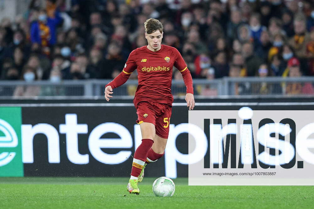 Nicola Zalewski of AS Roma during the UEFA Conference League match ...