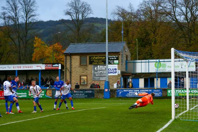Matlock Town v Whitby Town Northerm Premier League 06 11 2021. General ...