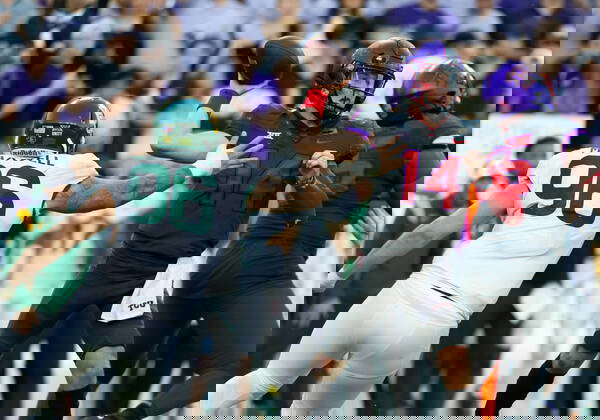 November 13 2021: Baylor Bears defensive tackle Cole Maxwell looks down ...