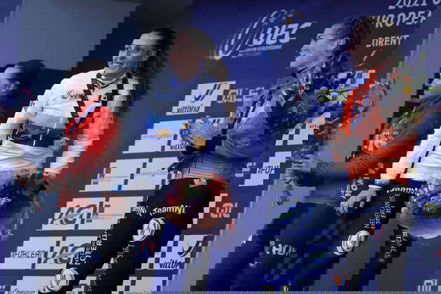 UEC Cyclo Cross European Championships, 06 11 2021 The winner Lucinda ...