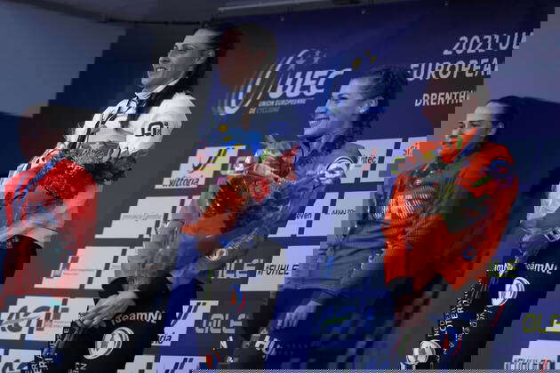 UEC Cyclo Cross European Championships, 06 11 2021 The winner Lucinda ...