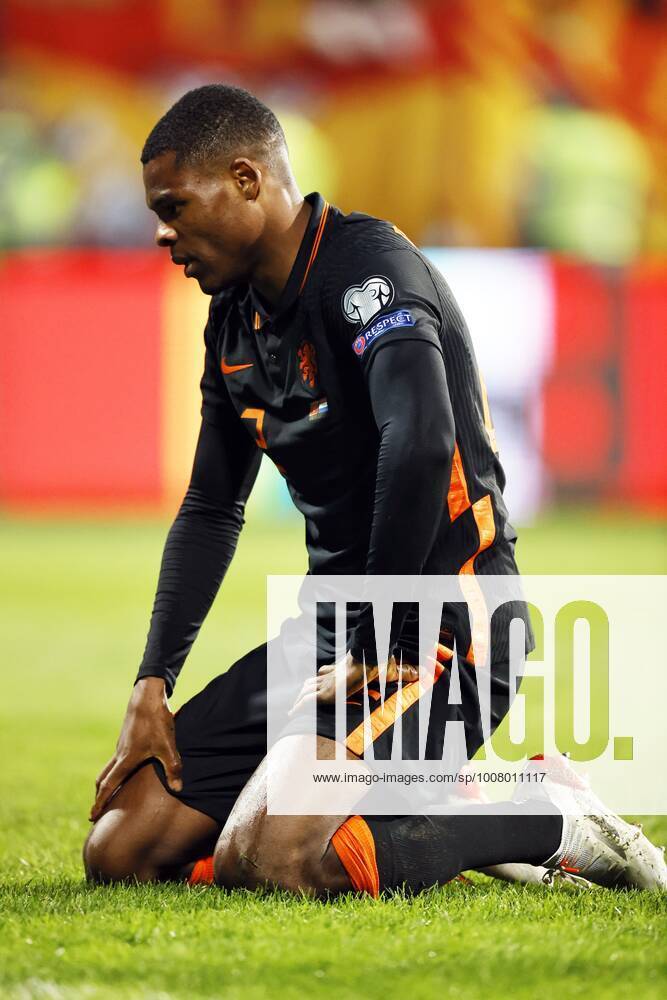 PODGORICA Denzel Dumfries of Holland disappointed during the World Cup ...