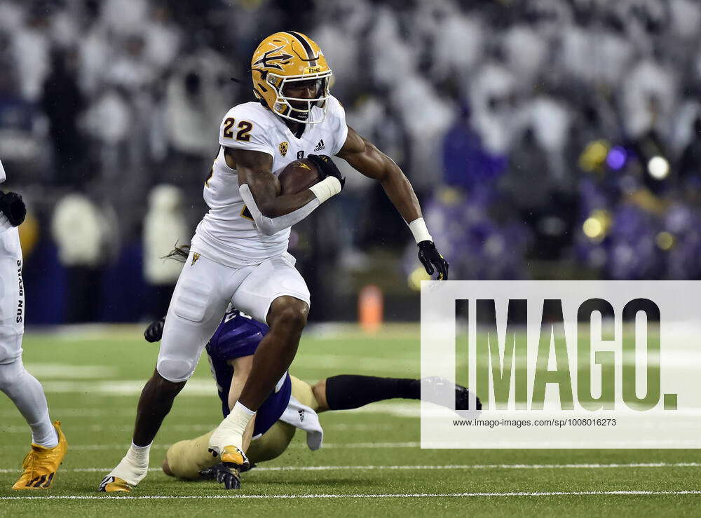 : Arizona State WR Bryan Thompson runs after a catch during the NCAA ...