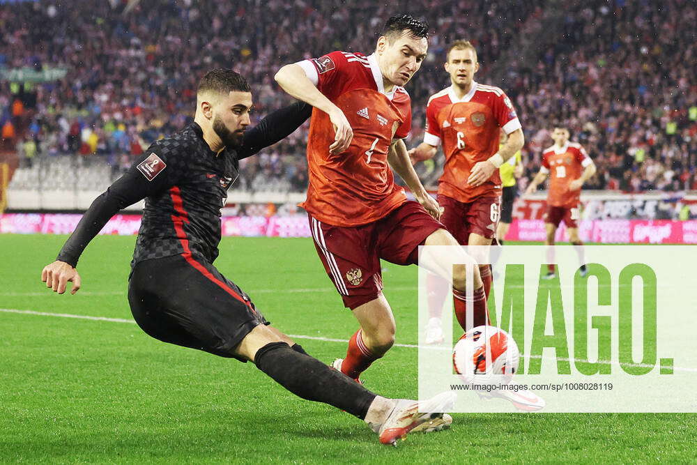 SPLIT, CROATIA - NOVEMBER 14, 2021: Croatia s Borna Sosa, Russia s ...