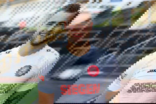 Goalkeeper Christoph Thies football Oberliga Westfalen, single photo ...