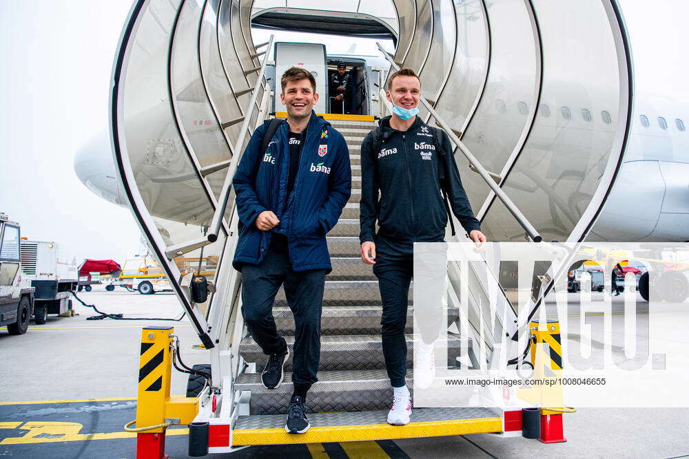 211115 Morten Morisbak Skjonsberg, press officer, and Marius Lode of ...