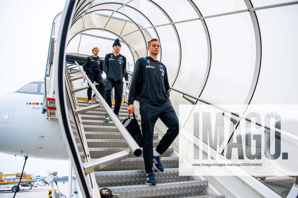 Stian Gregersen of the Norwegian national football team arrives at ...