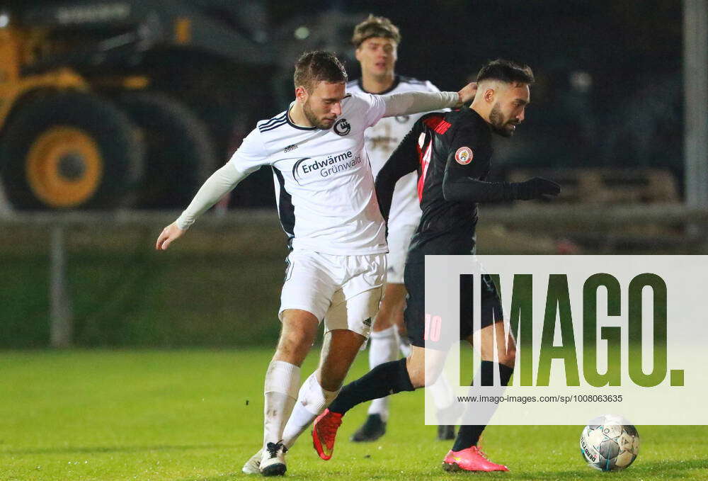 Severin Buchta TSV Gruenwald white against Tayfun Arkadas FC ...