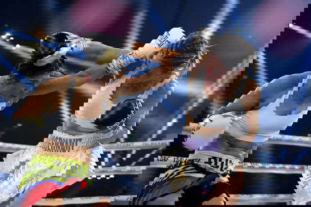 BOXING TSZYU INOUE, Jacinta Austen and Viviana Ruiz during the ...