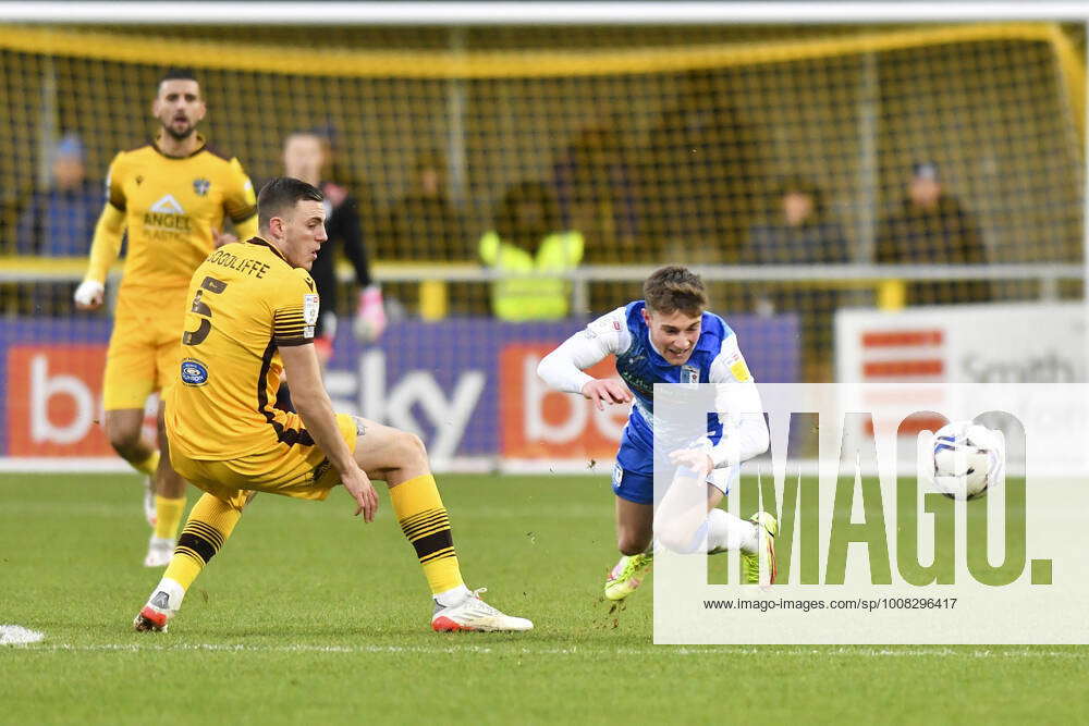 Sutton United v Barrow - Sky Bet League 2 Robbie Gotts of Barrow is ...