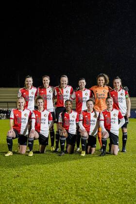 ROTTERDAM above lr Sophie Cobedrijven or Feyenoord Women 1, Pia ...