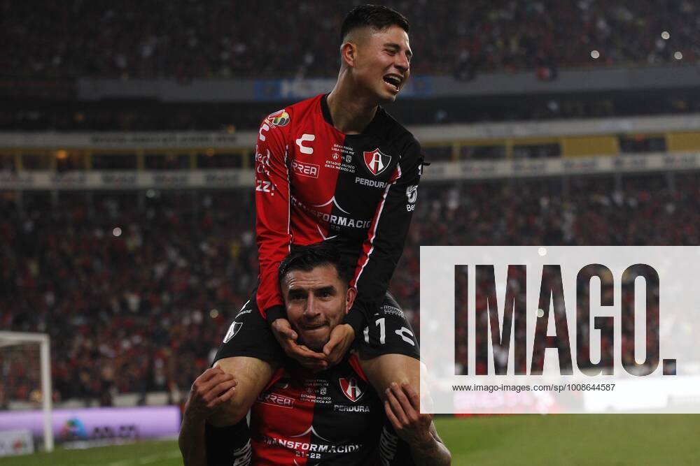 Atlas players celebrate after the team was crowned champion of the 2021 ...