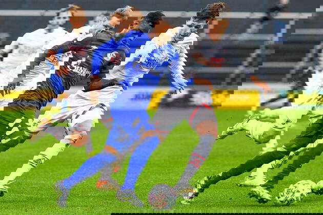 v li Daniel Kankam Kyerewaa Schalke 04 II, 7 , Sava Arangel Cestic FC ...