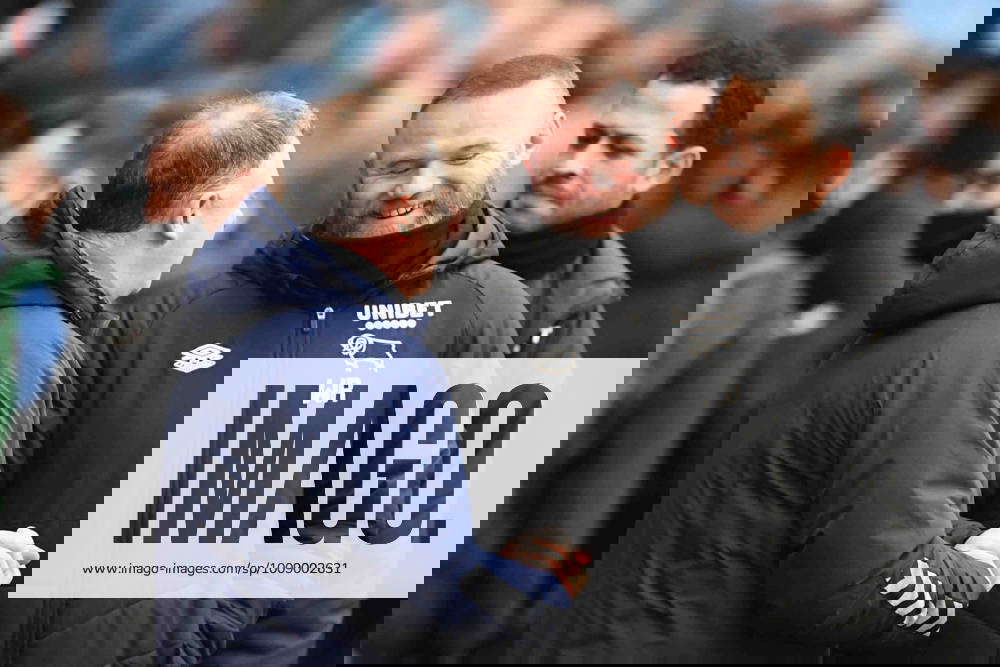 Coventry City v Derby County FA Cup 08 01 2022. Derby County manager ...