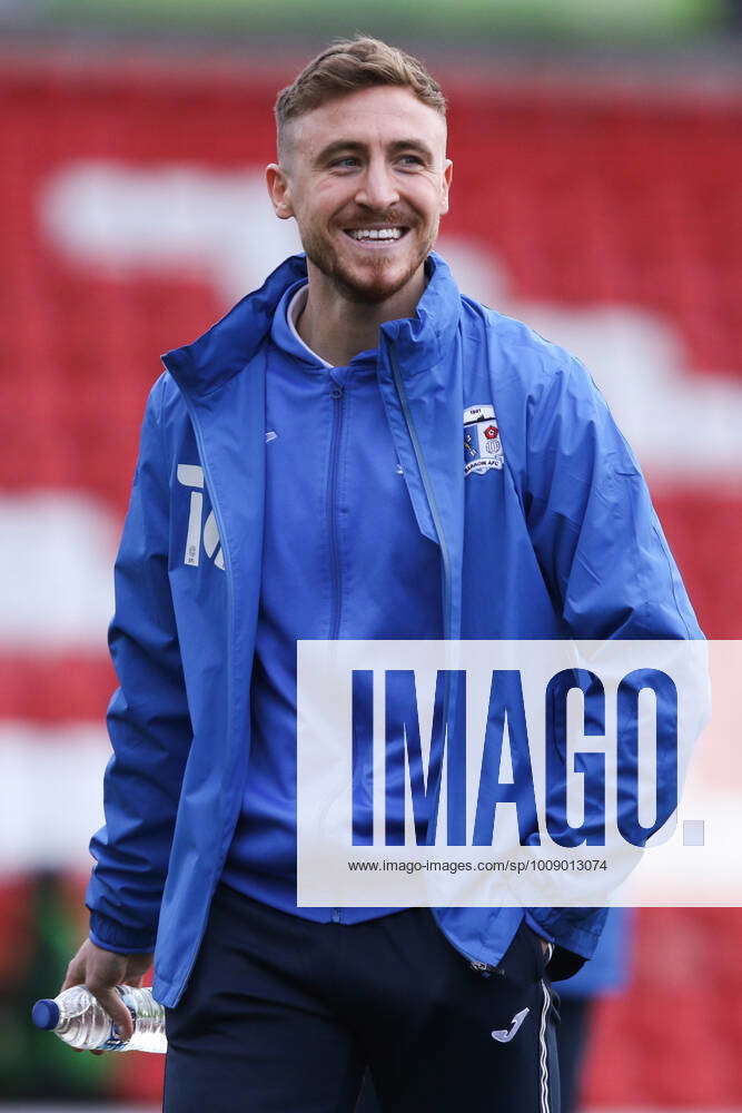 Barnsley v Barrow - FA Cup Third Round Thomas Beadling of Barrow looks ...