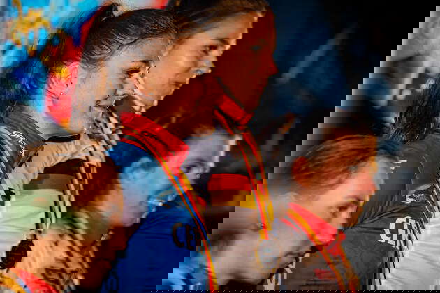 SEIDEL Clea, KRAHL Judith, VAN THIEL Sina Cyclo Cross German ...