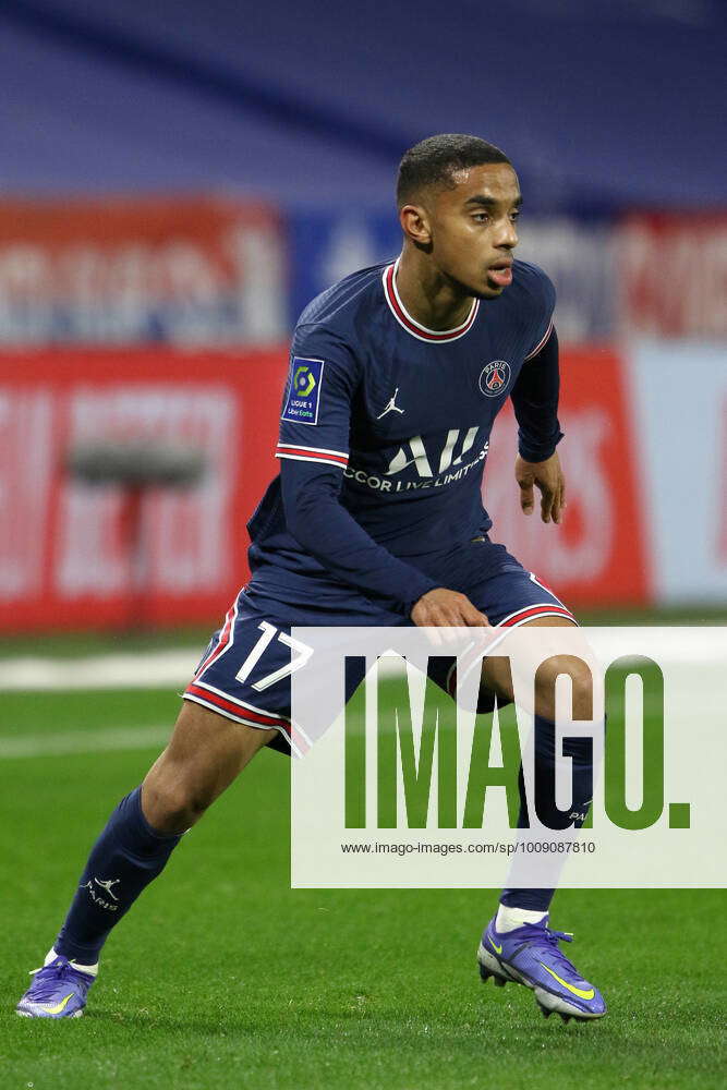 COLIN DAGBA, PSG, Ligue 1, Olympique Lyonnais vs PSG 1-1, Lyon LIGUE 1 ...