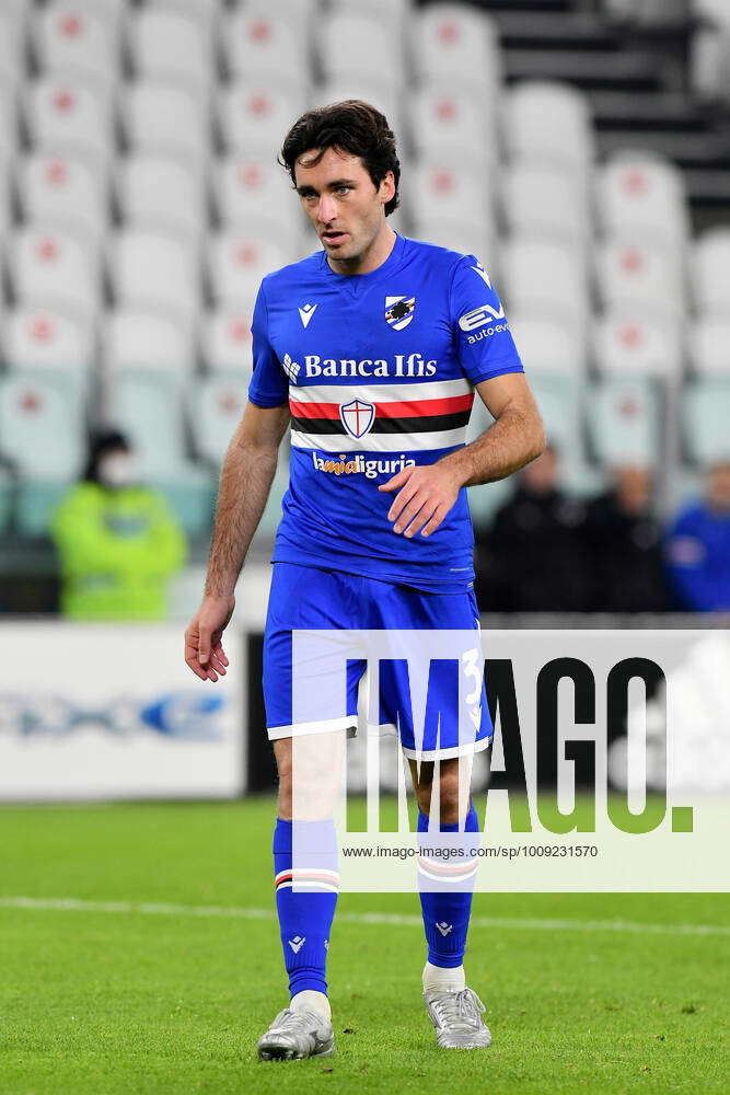 Tommaso Augello of UC Sampdoria in action during the Italian Cup 2021 ...