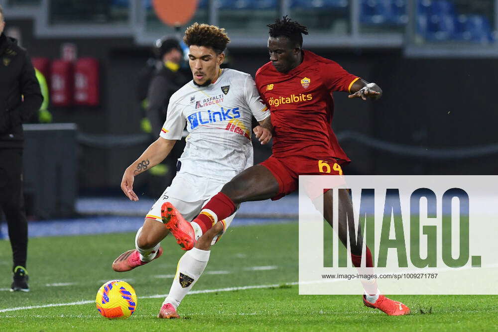 Soccer, italy cup match , Roma v Lecce January 20th,2022 Valentin ...
