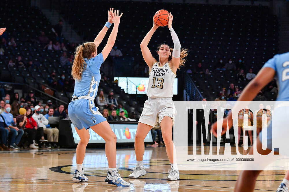ATLANTA, GA Ð JANUARY 23: Georgia Tech forward Lorela Cubaj (13) looks ...