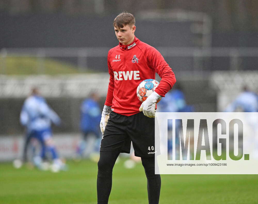 Goalkeeper Jonas Urbig 1 FC Koeln 27 01 2022, soccer GER, season 2021 ...