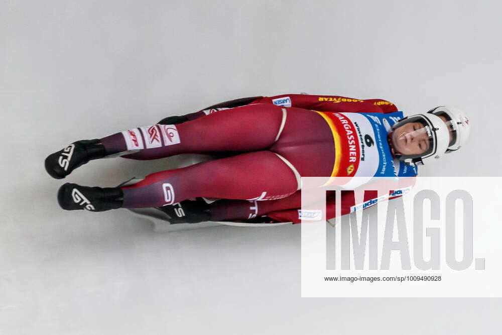 Anda Upite with Sanija Ozolina LAT, Latvia , 1 30 2022, Winterberg ...