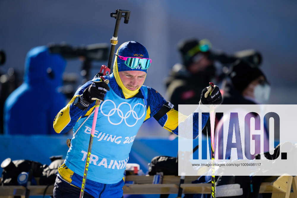 220201 Jesper Nelin of Sweden during a men s biathlon training session ...