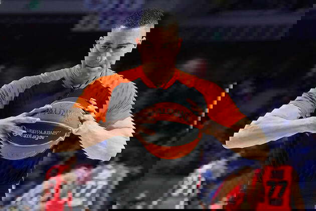 French referee Mehdi Difallah during Euroleague match, Regular Season, Round