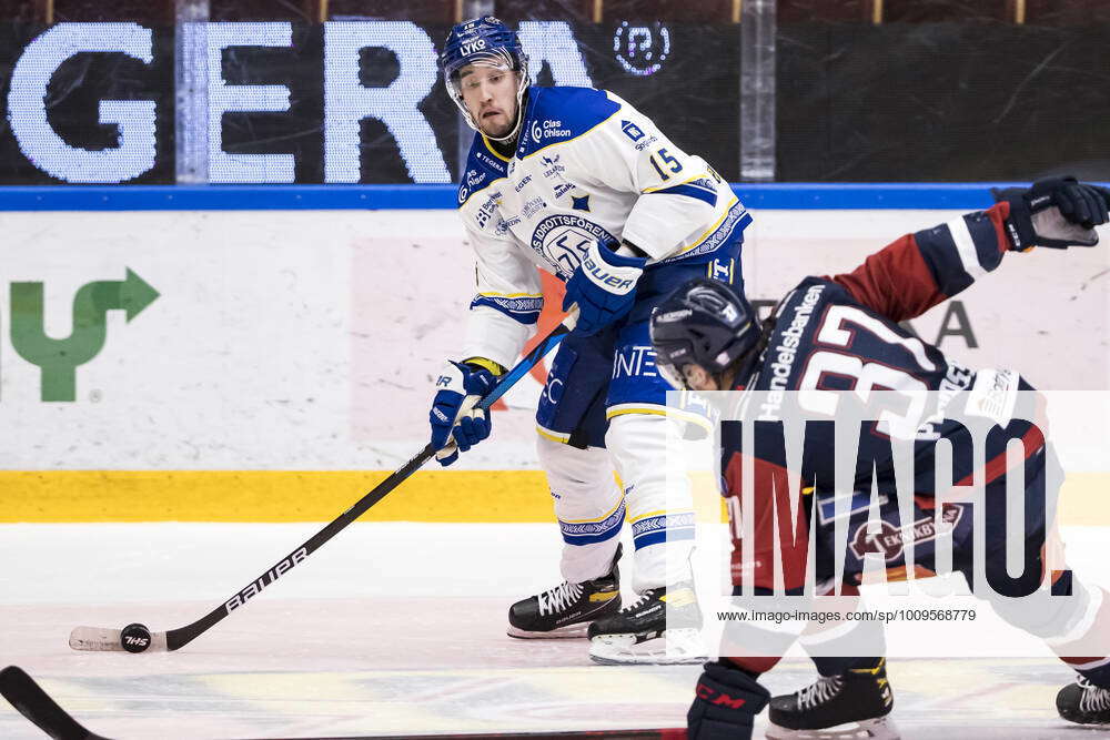 220205 Leksands Max Veronneau during the ice hockey match in the SHL between Leksand and Linköping