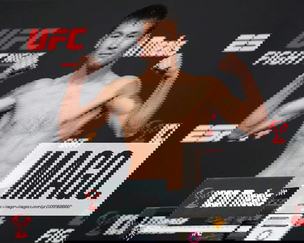 UFC Apex LAS VEGAS, NV - FEBRUARY 4: Shavkat Rakhmanov steps on the ...