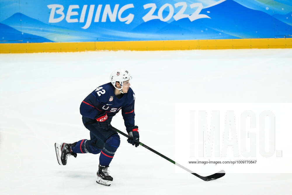 BEIJING, CHINA - FEBRUARY 10: Aaron Ness 42 of Team United States ...