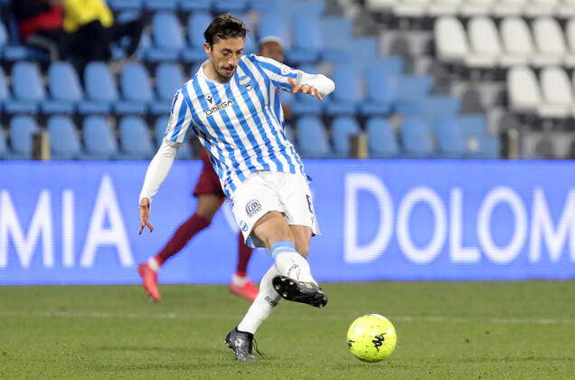 February 15, 2022, Ferrara, Italy: Biagio Meccariello (Spal) during the ...