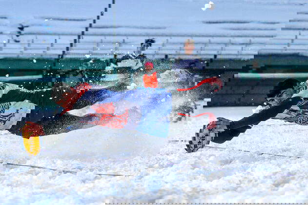 KAZAN, RUSSIA - FEBRUARY 19, 2022: Dagestan (white) and Energia-2 ...