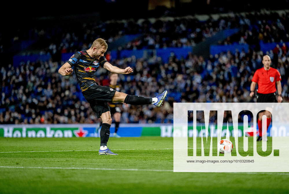 Leipzigs Konrad Laimer Football Europa League, play offs second leg ...