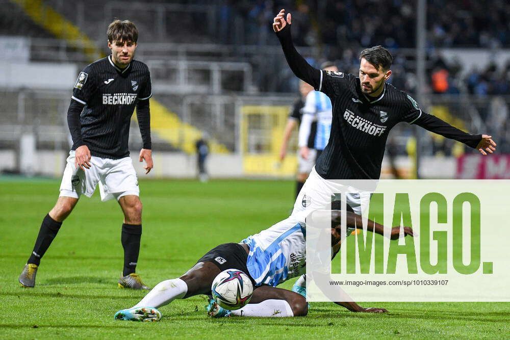 f li Tom Baack SC Verl, 5 Merveille Biankadi TSV 1860 Munich, 19 Kasim ...