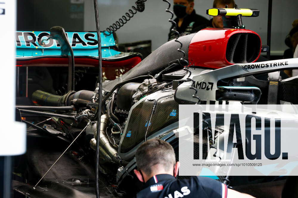 Mercedes AMG F1 Team W13, mechanical detail engine, moteur, during the ...