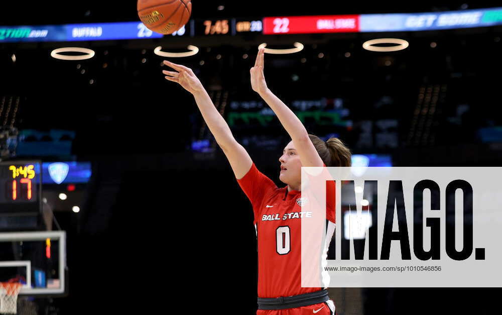 CLEVELAND, OH - MARCH 12: Ball State Cardinals guard Ally Becki (0 ...