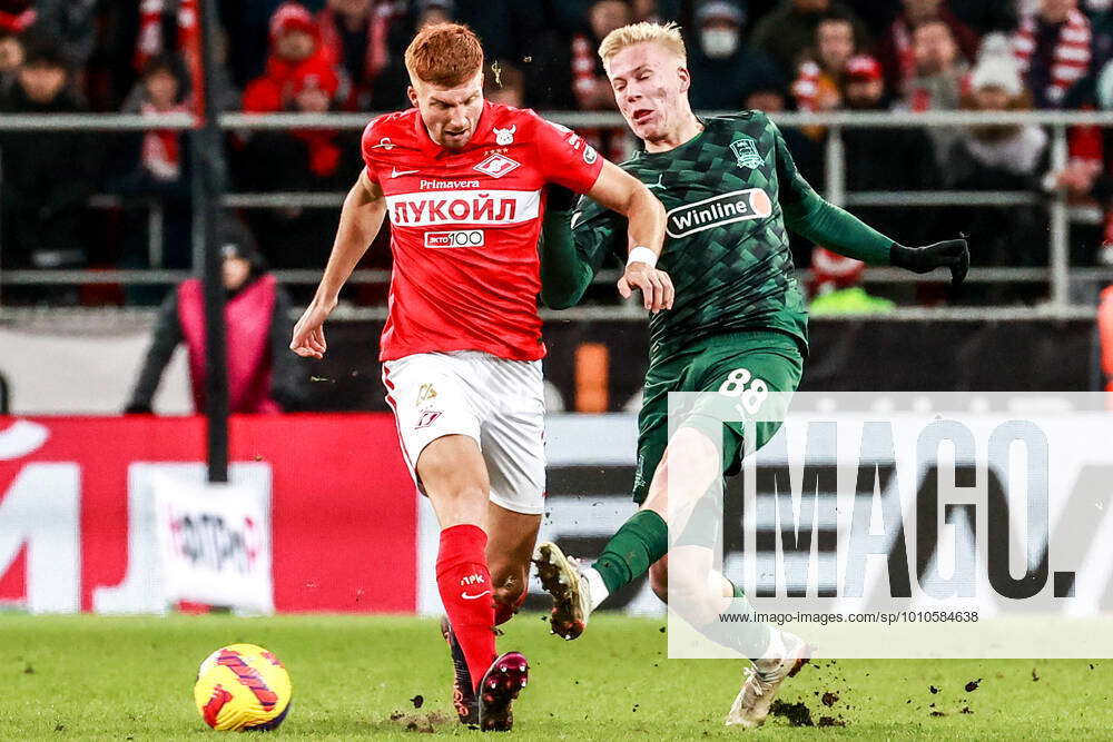 MOSCOW, RUSSIA – MARCH 13, 2022: Spartak Moscow s Maximiliano Caufriez ...
